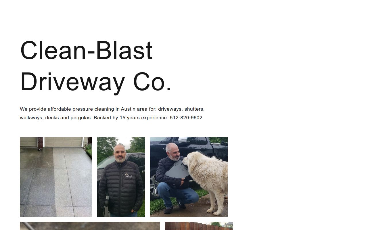 Clean Blast Driveway Co. - Austin